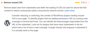 The Tale of Removing Unused CSS from WordPress – WP Speed Matters